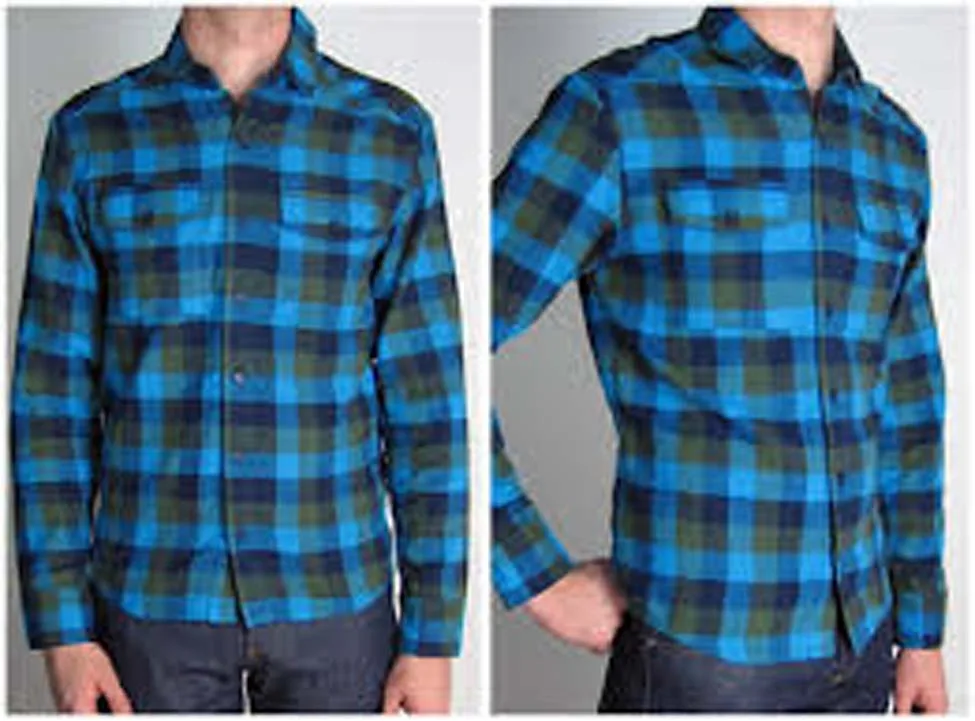Woven Flannel Shirt Fabric Western Cut Flannel Shirt Cotton Oem ...