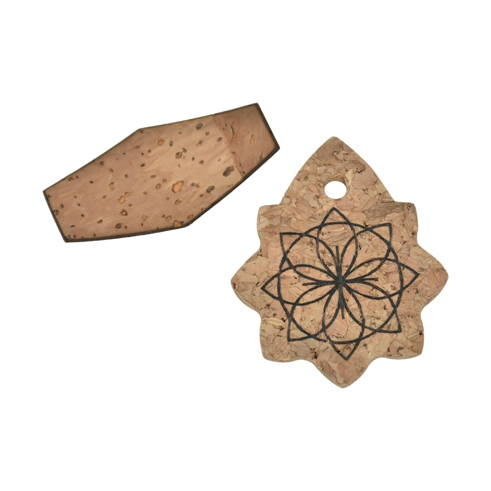 Cork Labels Multiple Shapes Bottle Labels Waterproof Natural Cork ...