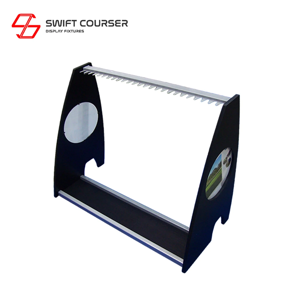 Portable 18-hole Golf Club Display Rack Stand With Wheels - Oem/odm