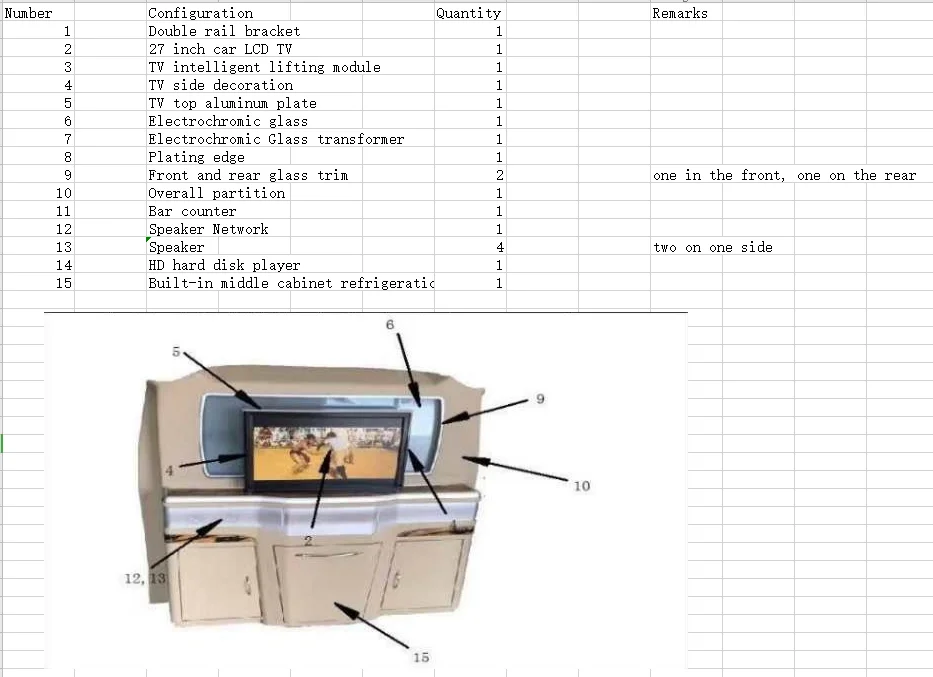 High Quality Car Partition With Tv For Luxury Business Cars - Buy Seat ...