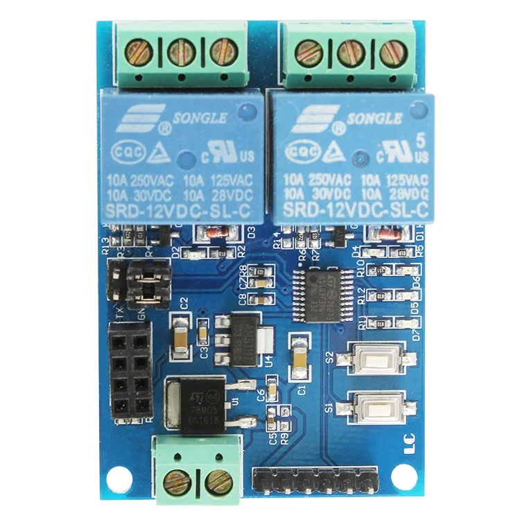 Taidacent Esp8266 5v Wifi 릴레이 모듈 스마트 홈 원격 제어 무선 전원 스위치 2 채널 Wifi 릴레이 Iot 스마트 홈 