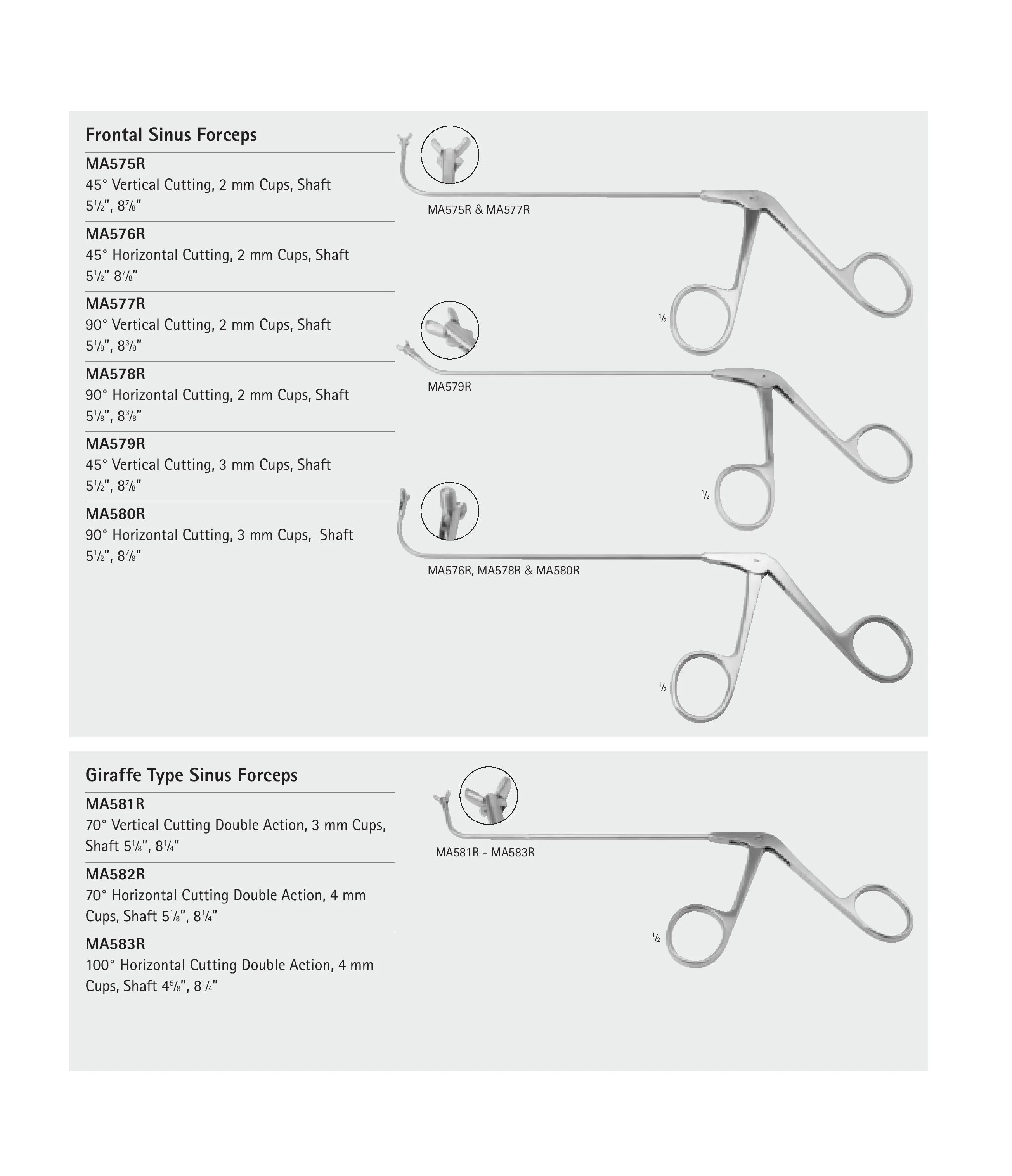 Giraffe Sinus Forceps - High Quality Surgical Instruments