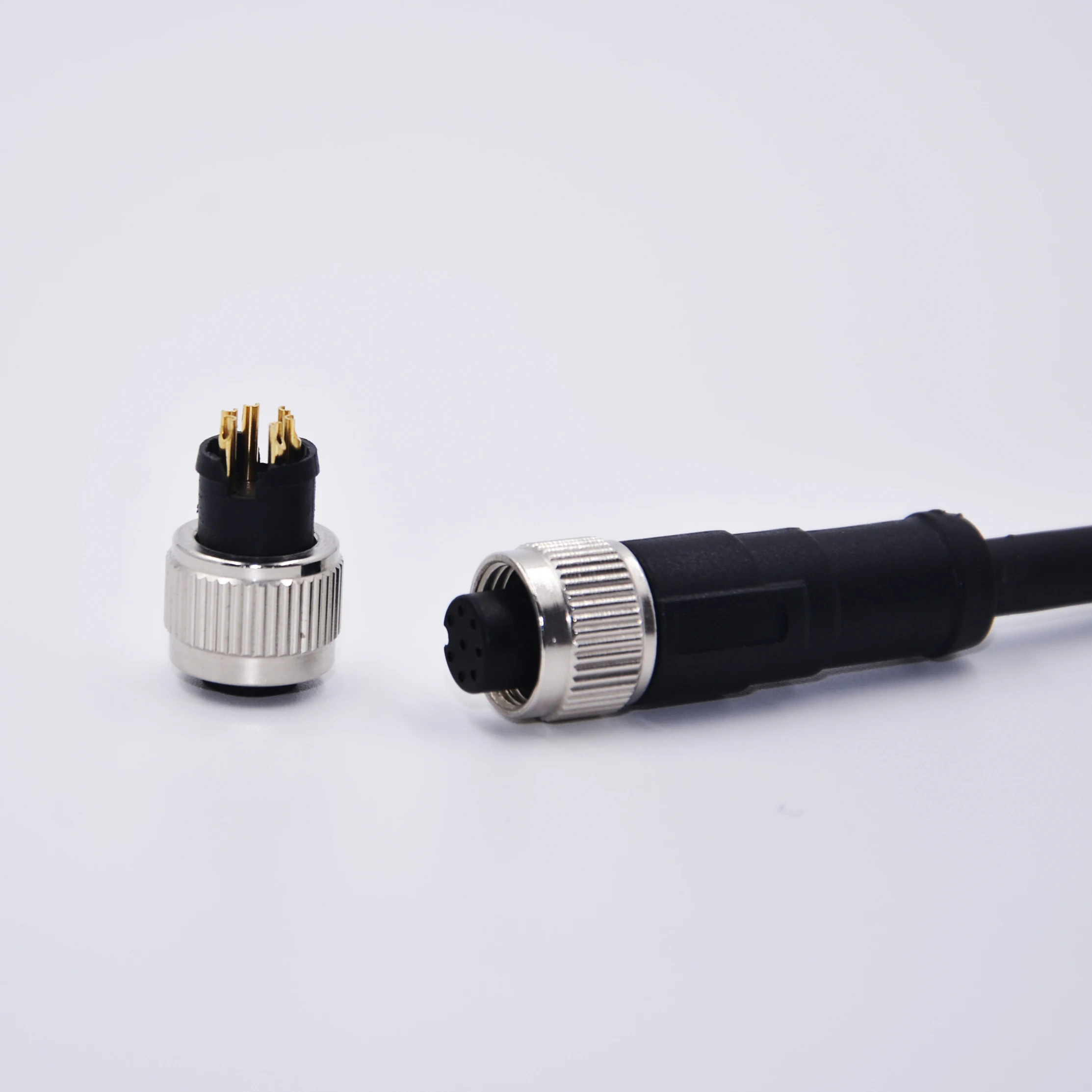 M8 M12 Sensor Connector Cable 3 4 5 8 12 Pin Cable Connector M12 Cable ...