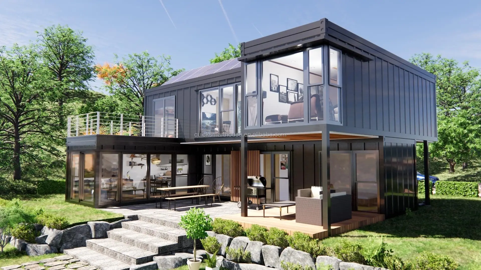 Luxury Modified Shipping Container Homes - Customizable