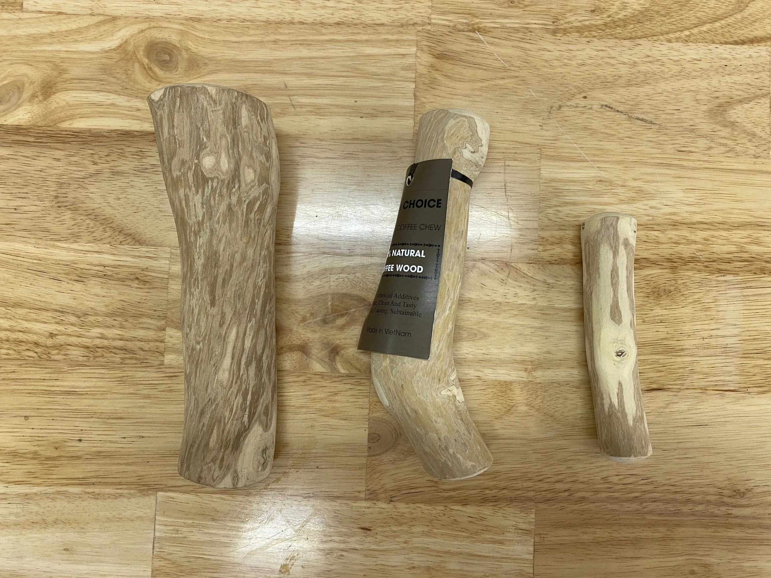 Chewable Stick Coffee Tree Wood Dog Toy - Durable & Sustainable