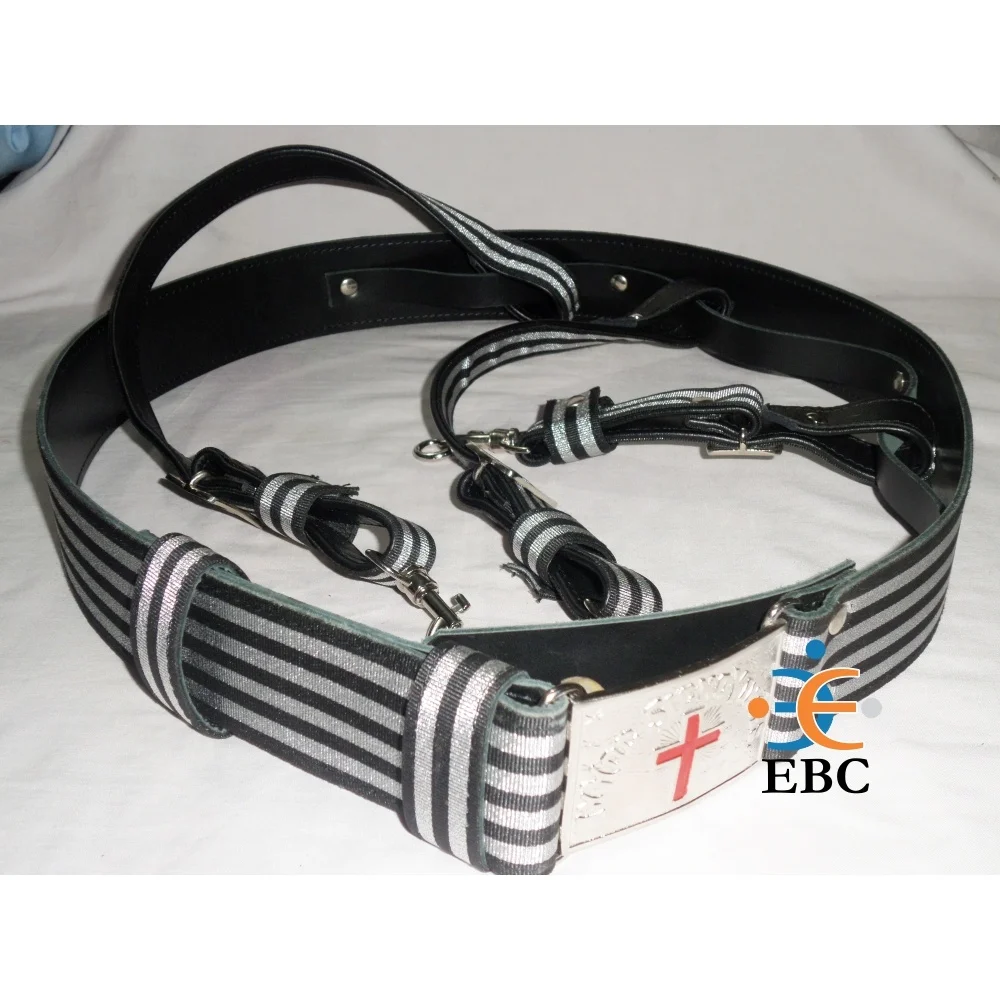 Knight Templar Sword Belt - High-Quality Leather & Accessories