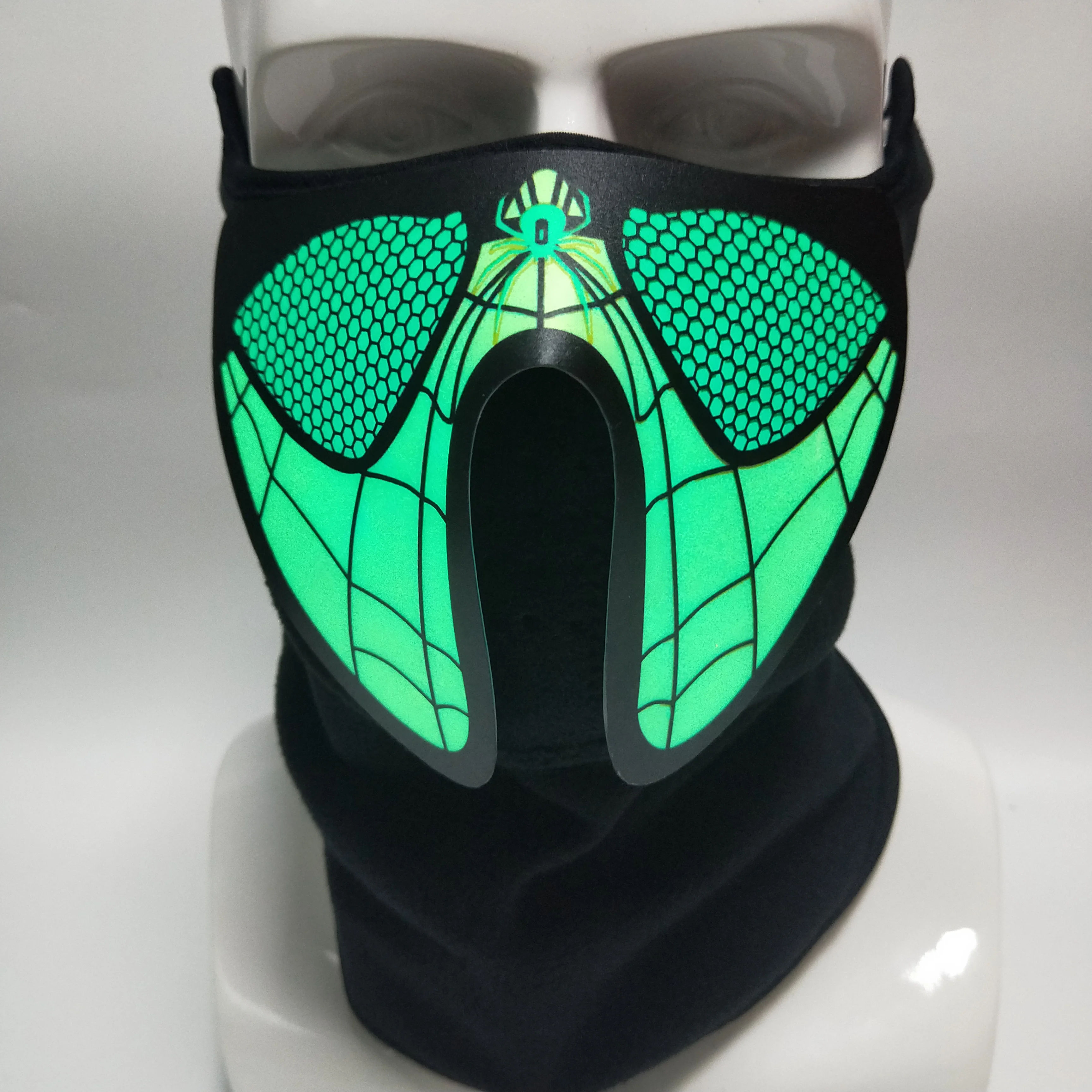 Special Led Sound Activated Panel Mask Music Rhythm Mask For Halloween ...