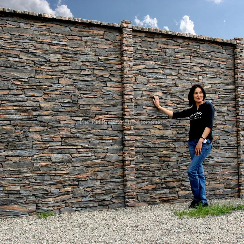 Magicrete Concrete Fence Silicone Plastic Fencing Mold