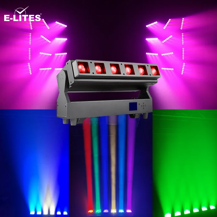 New Arrival Rotating Led Bar 4in1 Moving Beam Bar Light Pixel Led 6pcs ...