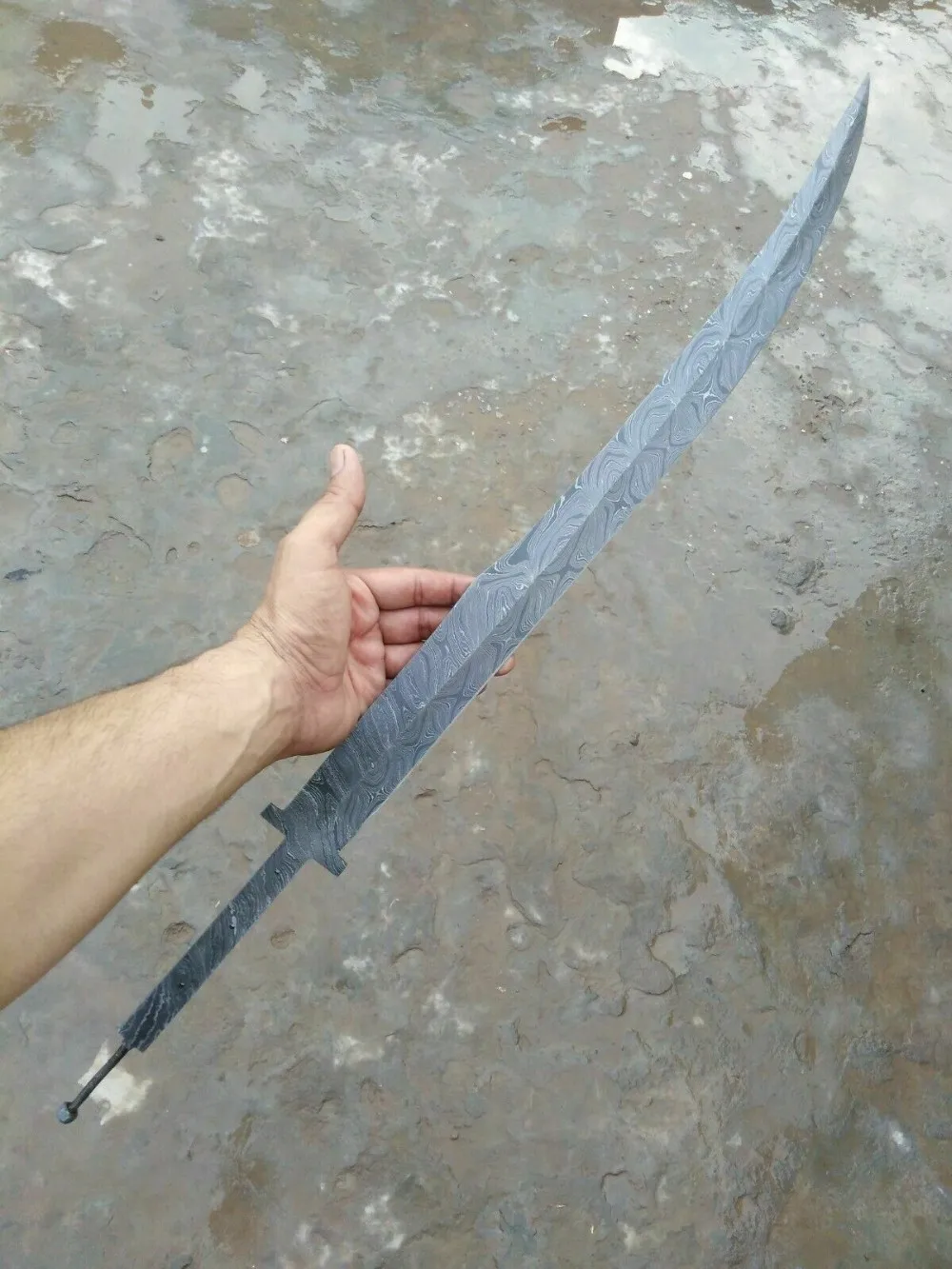 Swords Blade Blanks Damascus Steel Handmade - Buy Sword Blade Blanks ...