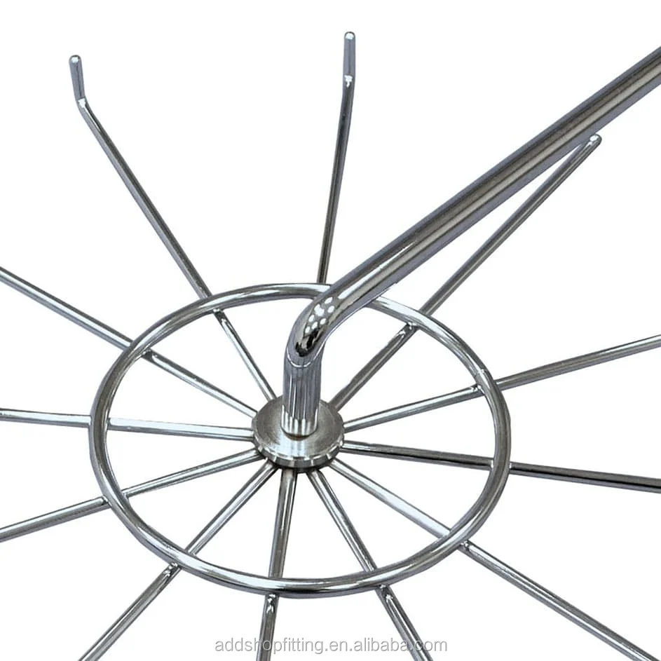 Steel Rotating Slat Wall - Display Silk Ties Durable & Stylish