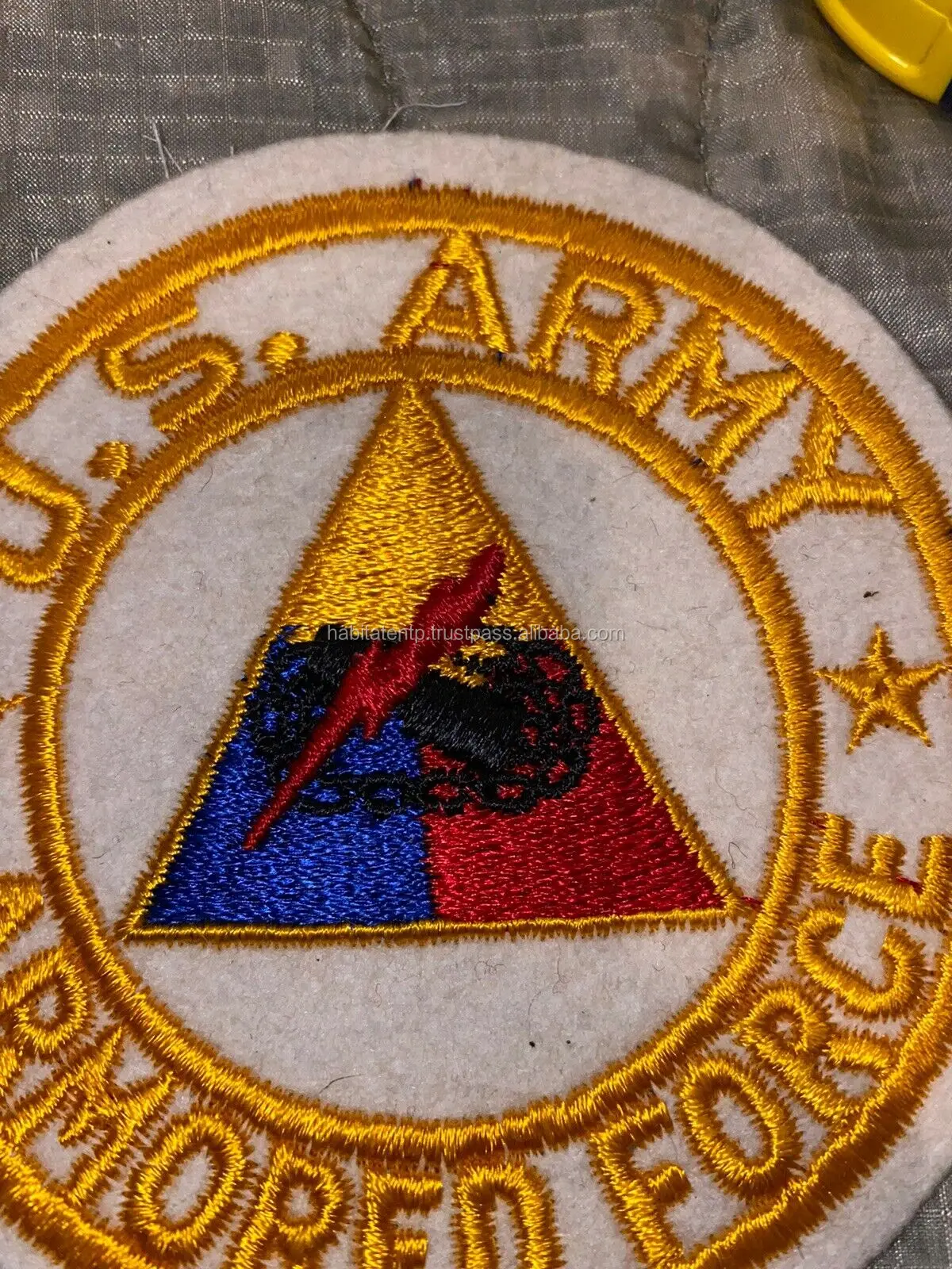 Custom Us Patches Badges For Uniform Clothing Hats Woven Embroidered 3d ...