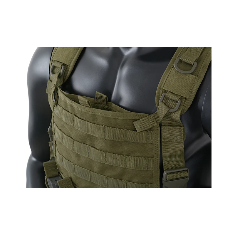 Lightweight Tactical Chest Harness with 5.56 9mm Mag Pouches
