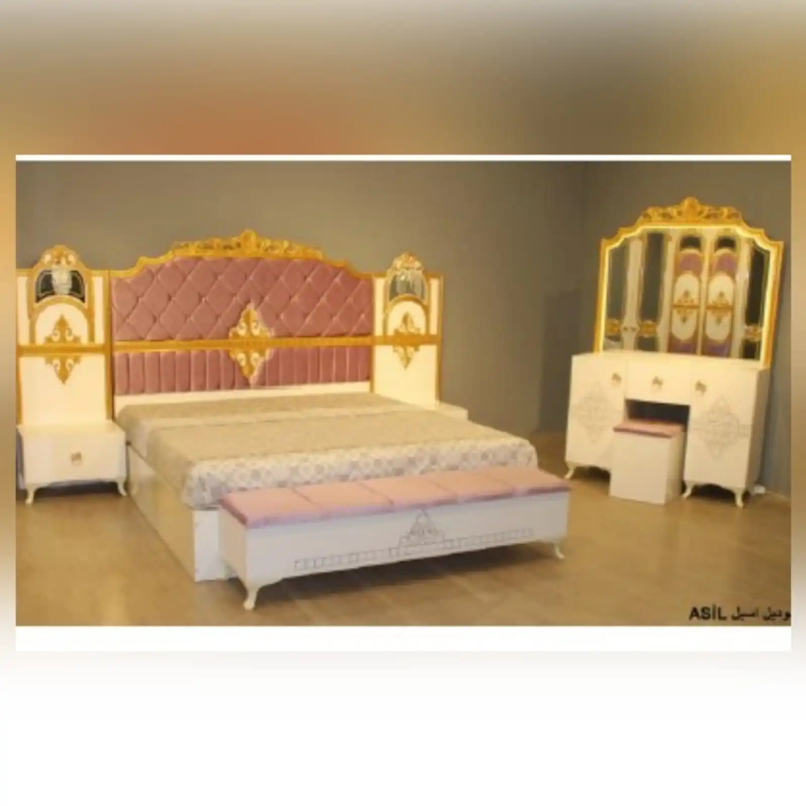Royal Pink Bedroom Set Modern Design Best Seller Stylish Product High ...