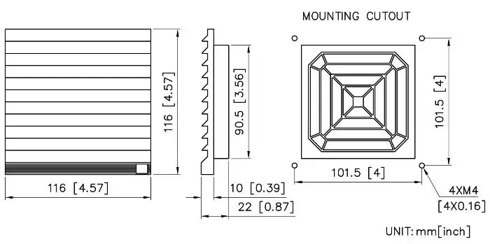FU92-B 92mm Filter Guard Fan - Durable & Versatile Solutions