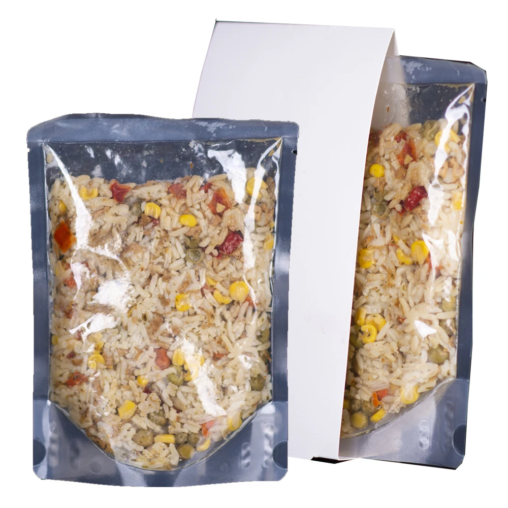 Delicious Cooked Custom Flavor Ready To Eat Fried Rice Microwave Rice ...