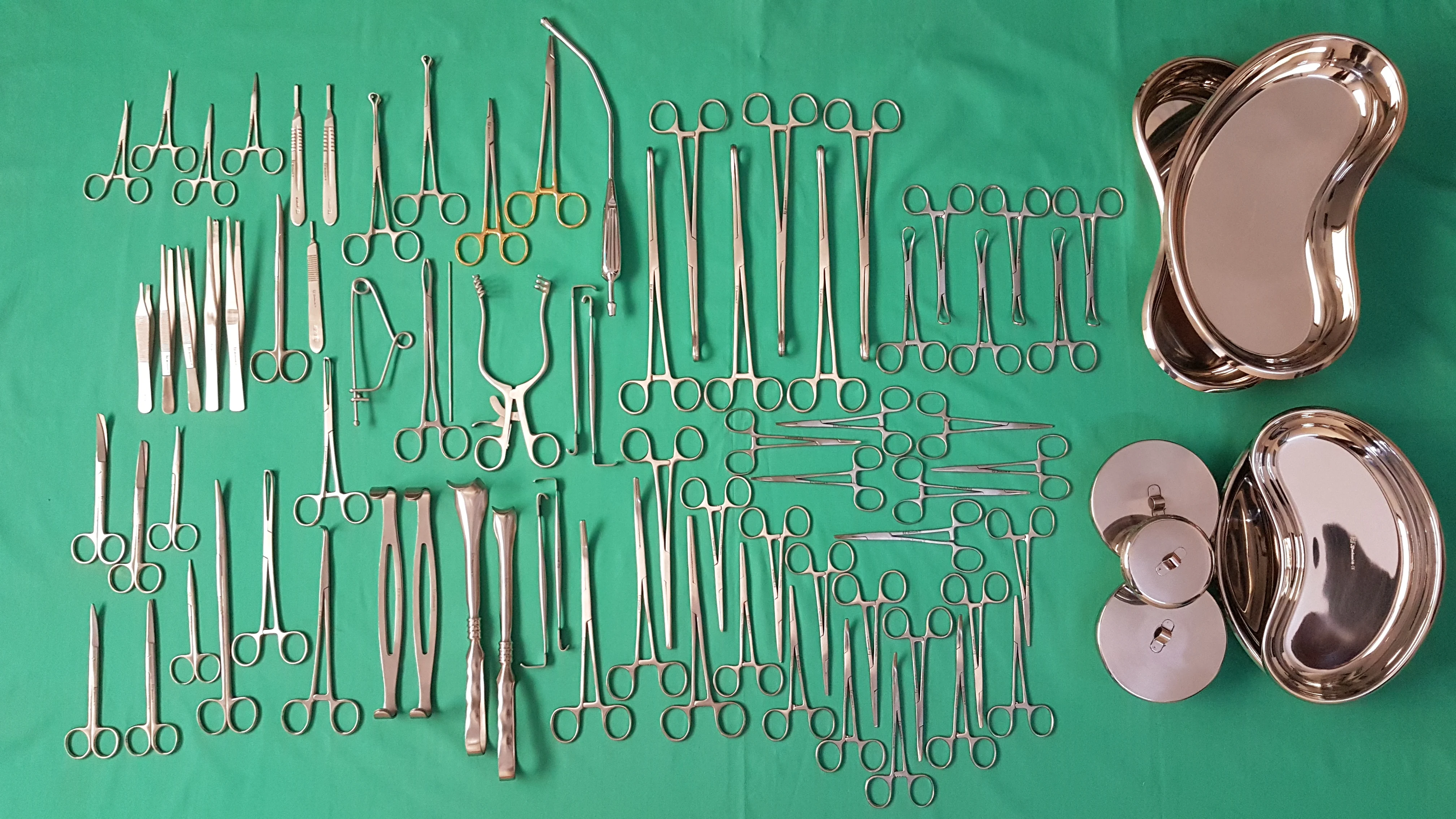 Large General Surgery Instrument Set Manual Power Source Essential ...