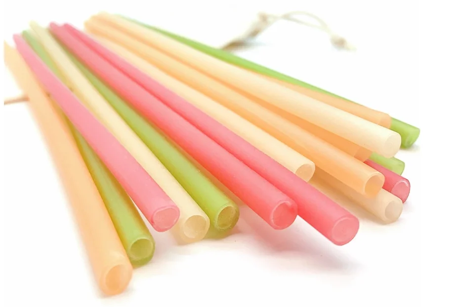 Food Grade Edible Rice Drinking Straws / Pasta / Rice Straws High ...