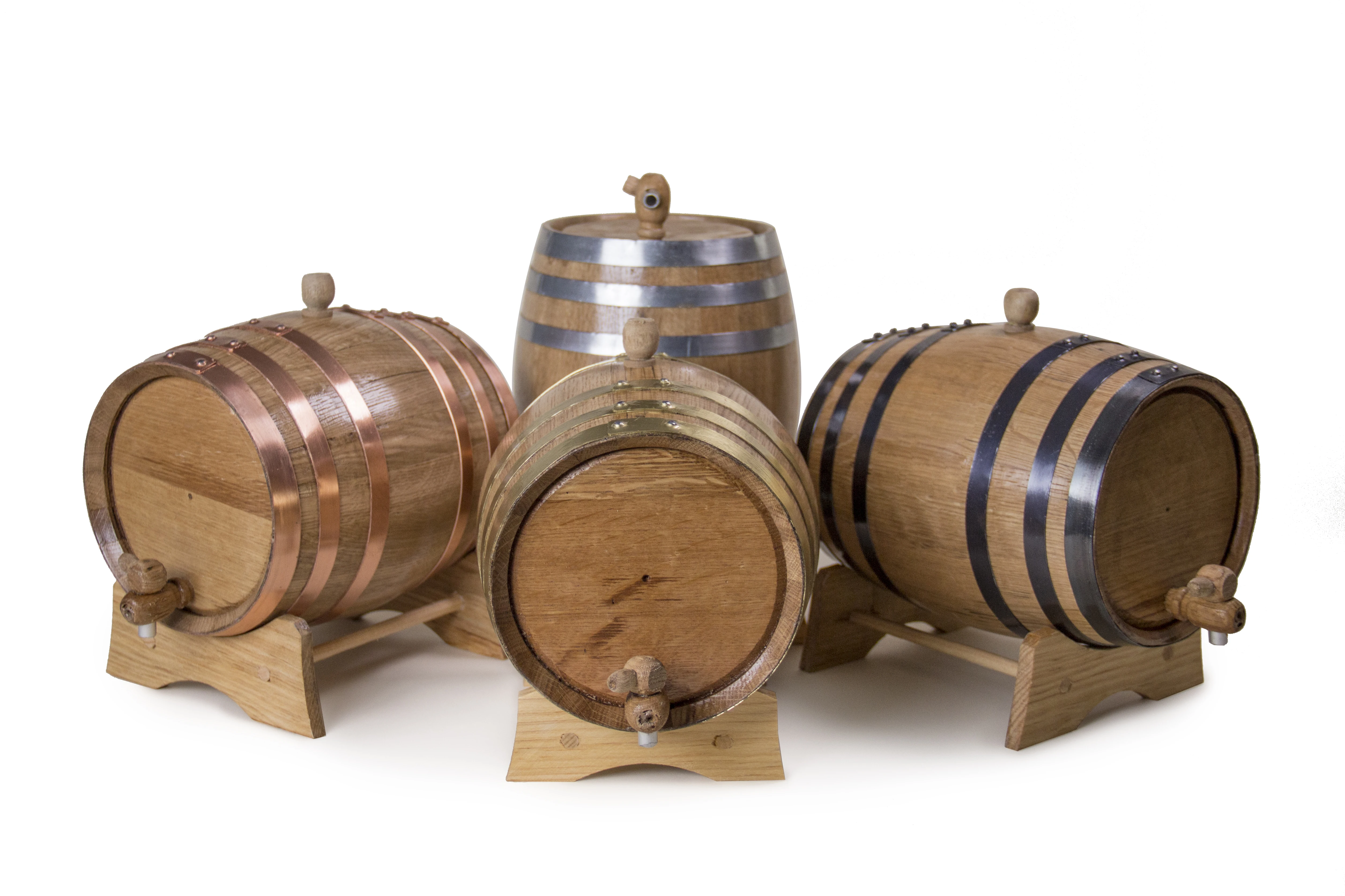 3 Liters Handcrafted American Oak Aged Barrel | Perfect for Aging Your ...