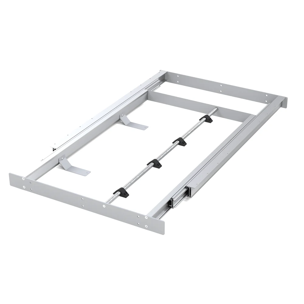 Extendable Dining Table Mechanism - Aluminium Frame