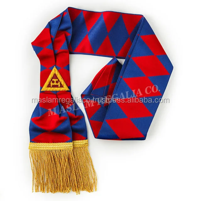 Grand Chapter Royal Arch Regalia Lambskin Hand Made Apron With Rear ...