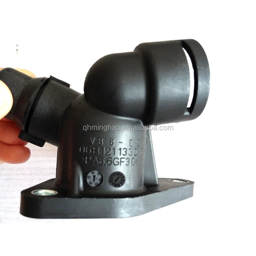 자동 엔진 냉각수 호스 커넥터 하우징 물 플랜지 06b 121 133de 06b121133de 아우디 A4 A4quattro 2 ...