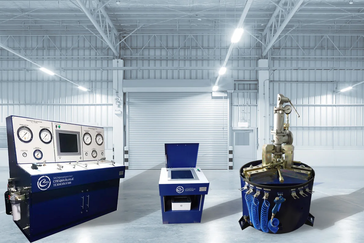 Test Bench For Hydraulic And Pneumatic Testing Relief Valves Spte 2-1 ...