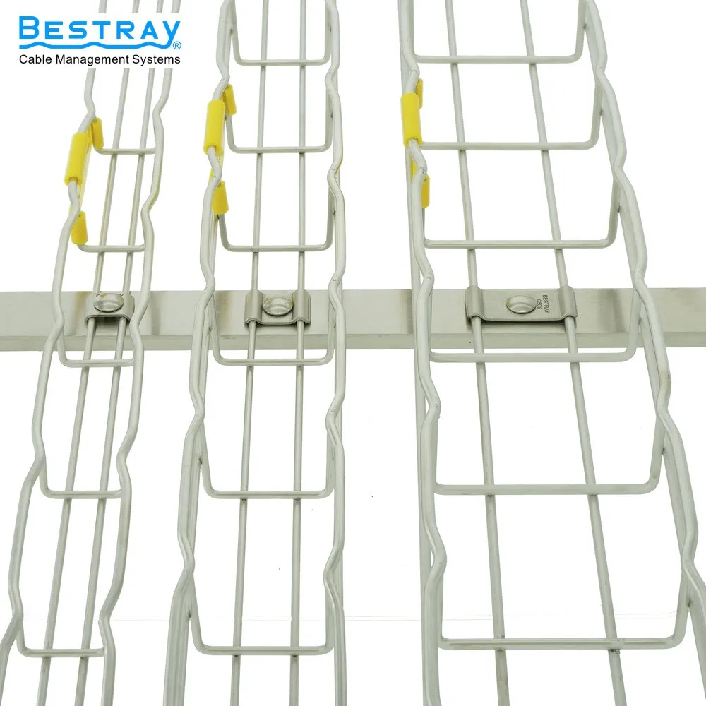 Hot Wire Mesh Cable Tray Bottom Splice Kit 90o Bsk9 Epoxy Coated Cable ...