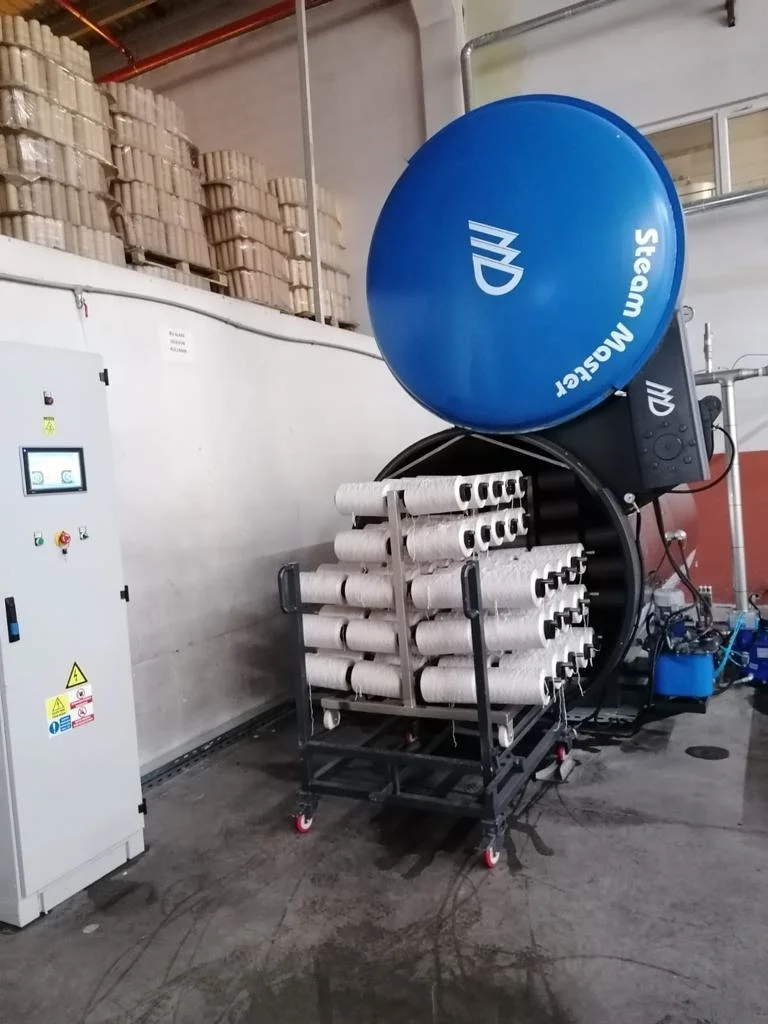 Textile Cone Yarn Fixing and Conditioning Machine - 1 Year Warranty