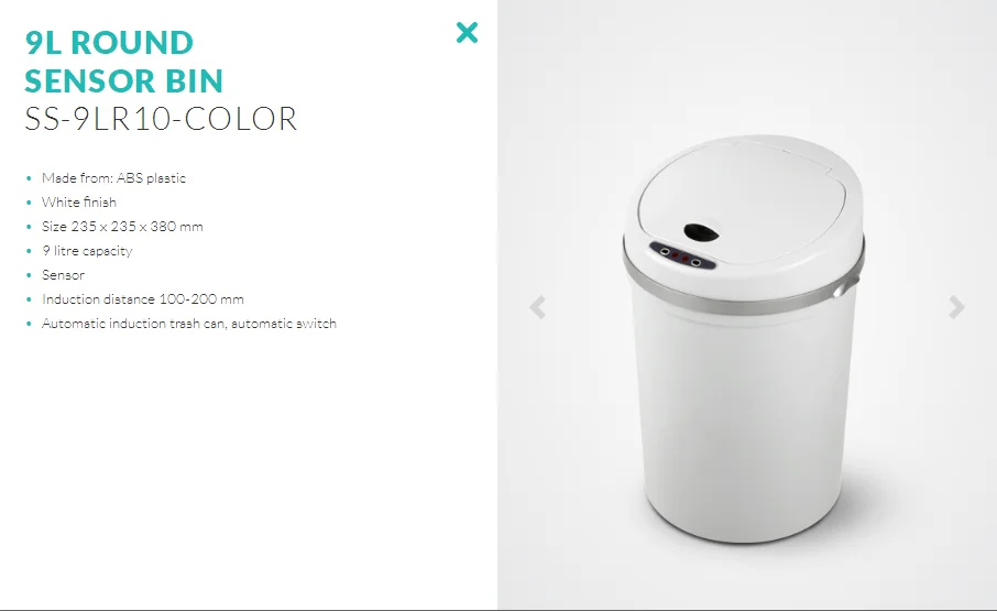 2.4gallon Smart Dustbin - Sustainable & Sensor-activated