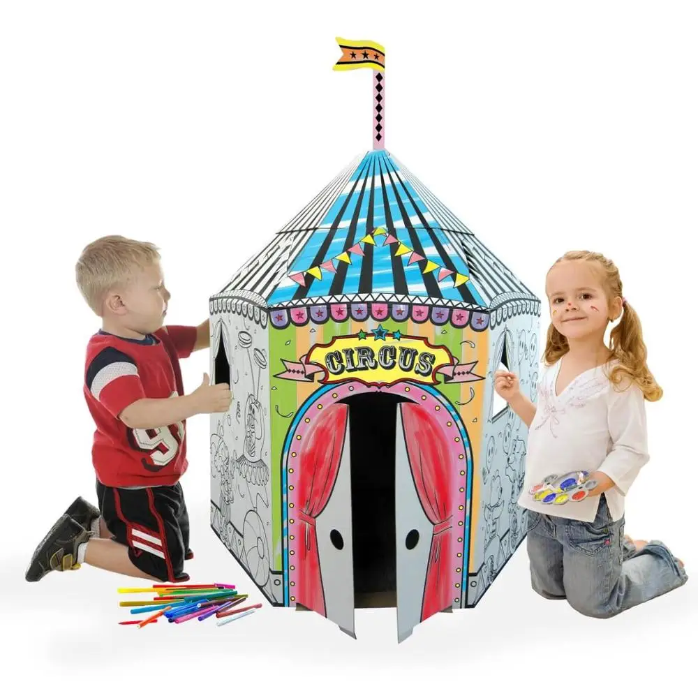 My Three Doors Design Cardboard Circus Toys For Kids - Buy Circus Tent ...