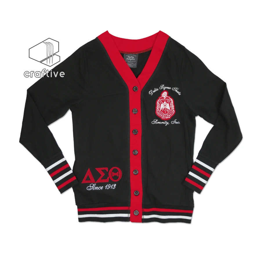 Shop Our DST Sorority Cardigan Sweater - Custom Embroidered