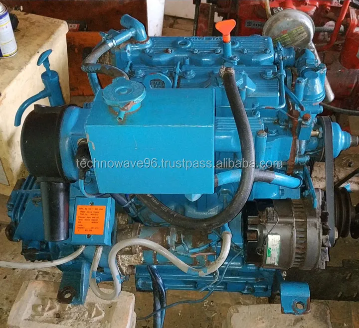 Small Boat Engine Lister Petter LPW3 Inboard Marine Diesel