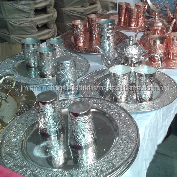 Moroccan Tea Set Arabic Tea Set Wholesale Glasses with Teapot Luxury ...