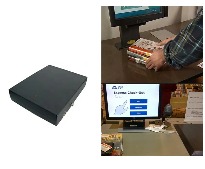 Bigger Type Uhf Rfid Tag Encoder Desktop Reader Writer Books Check ...