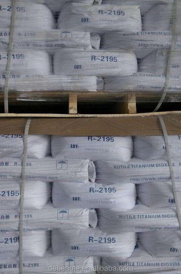 Dawn Rutile Grade Titanium Dioxide Tio2 R-2195 - Buy Shandong Dawn ...
