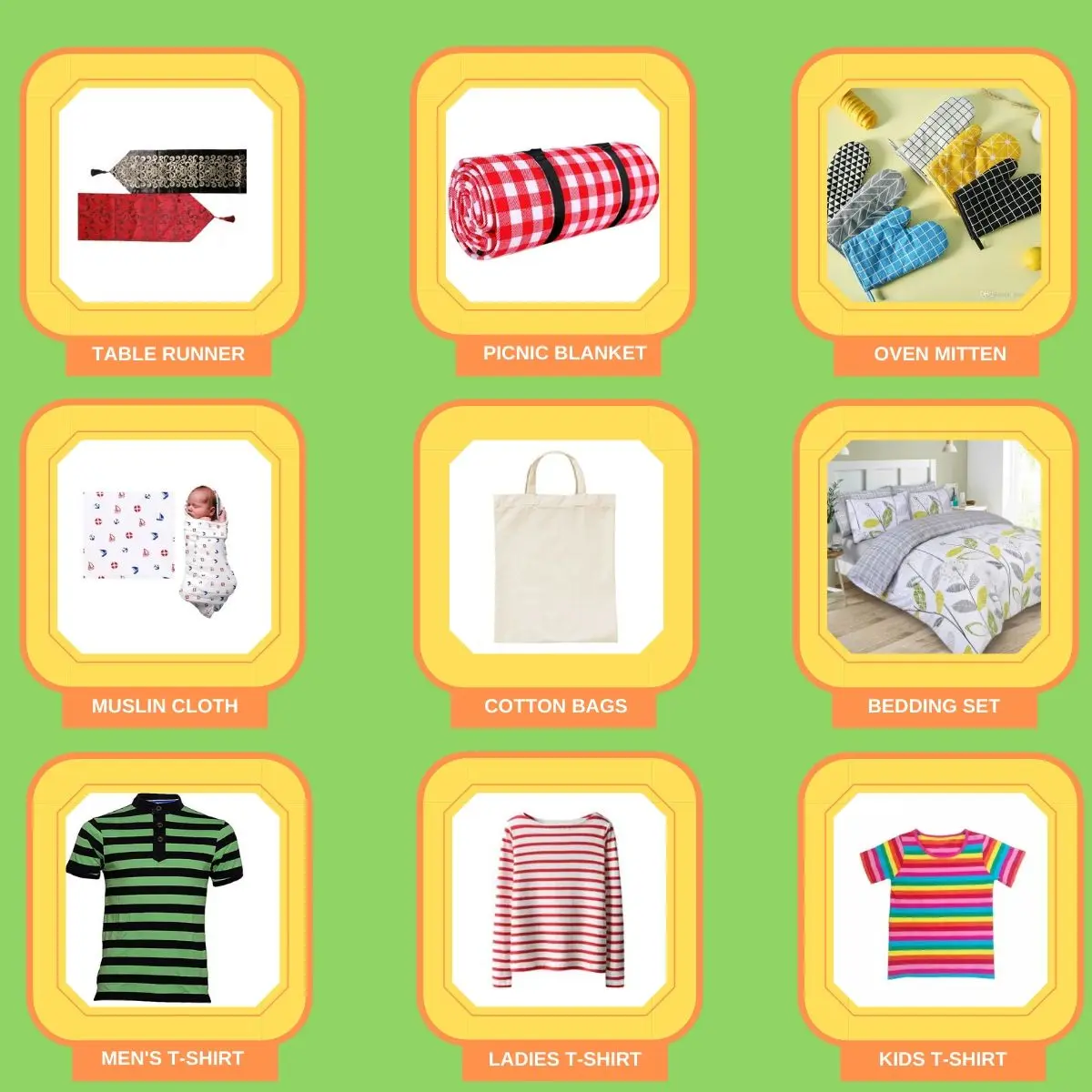 JAI COTTON - duvet cover, apron
