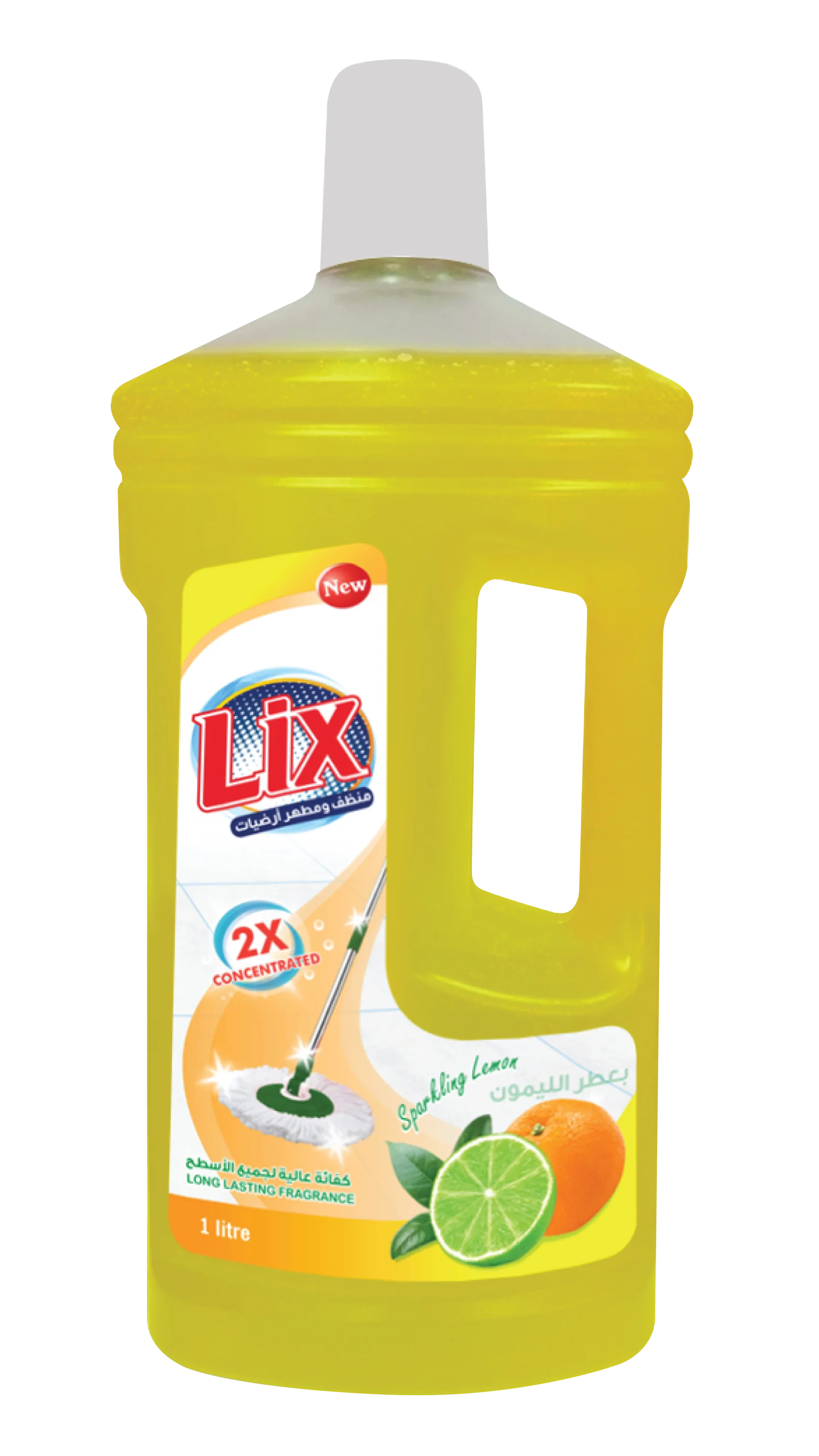 LIX Lemon Scented Floor Cleaner - Stocked for Convenience