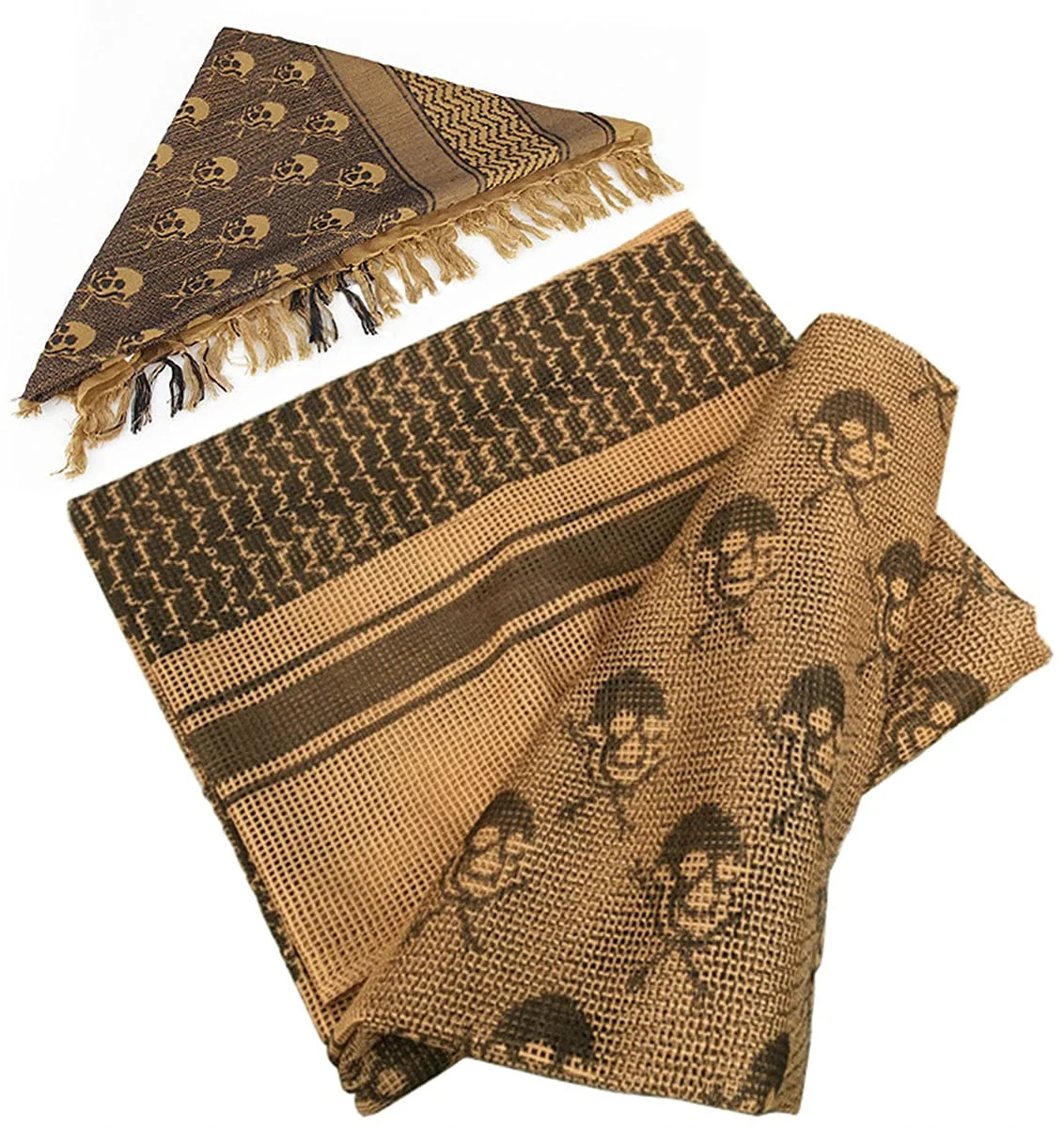 Men's Desert Keffiyeh Shemagh Arab Scarf Lightweight Summer Head and ...