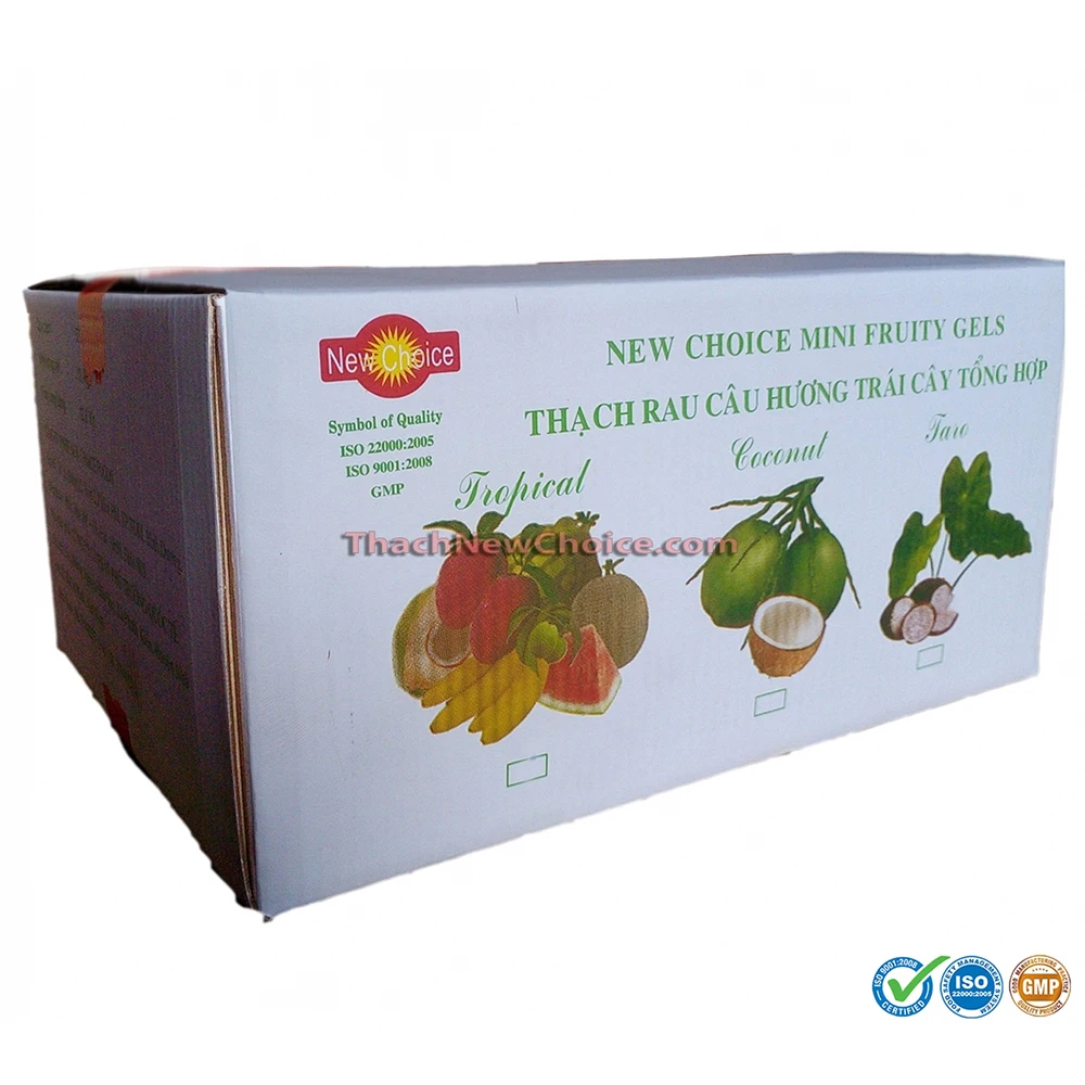Tropical Flavor Mini Fruity Gels Jelly From Vietnam Jar 1kg - Buy Candy ...