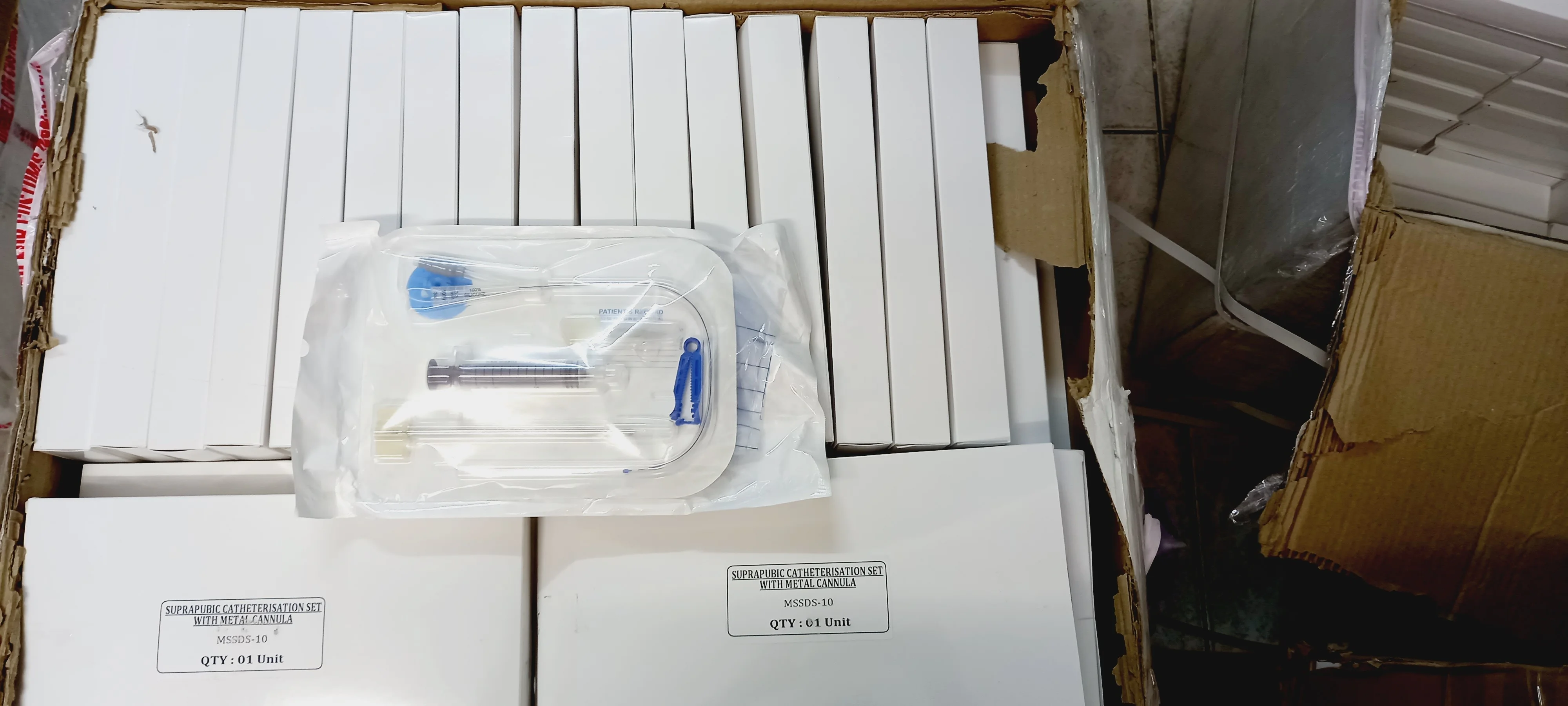 Disposable Suprapubic Catheterization Set Sistofix Double Triple Lumen ...