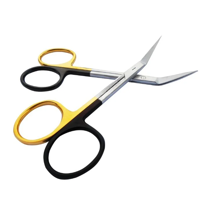 Converse Nasal Scissor Angled Gold and Black Handle| Alibaba.com