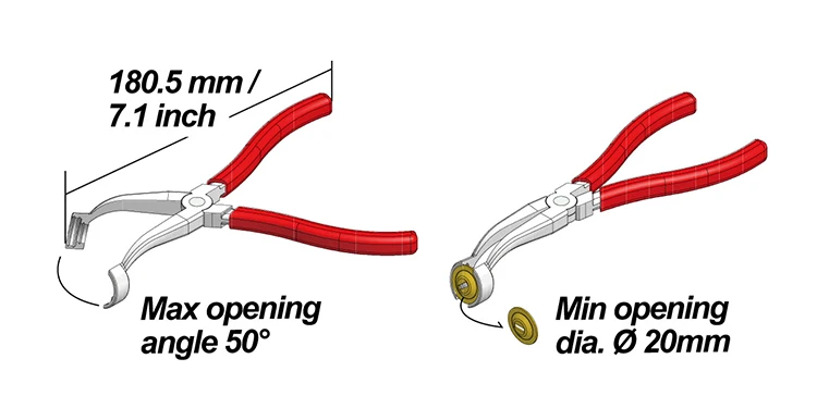 Effort-saving Drum Brake Hold down Spring Pliers - OEM & ODM