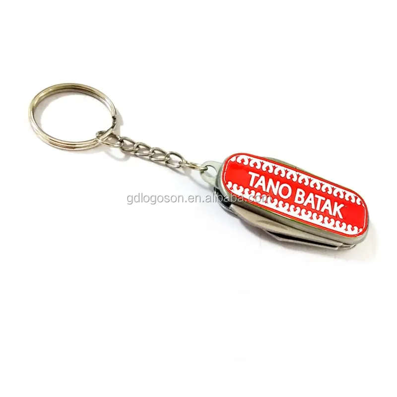 100% Custom Logo High End Multitool Keychain Knife Beer Opener Filer ...