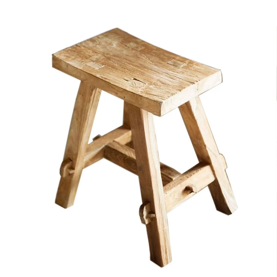 Rustic Wooden Mini Display Stool - Stylish & Eco-friendly