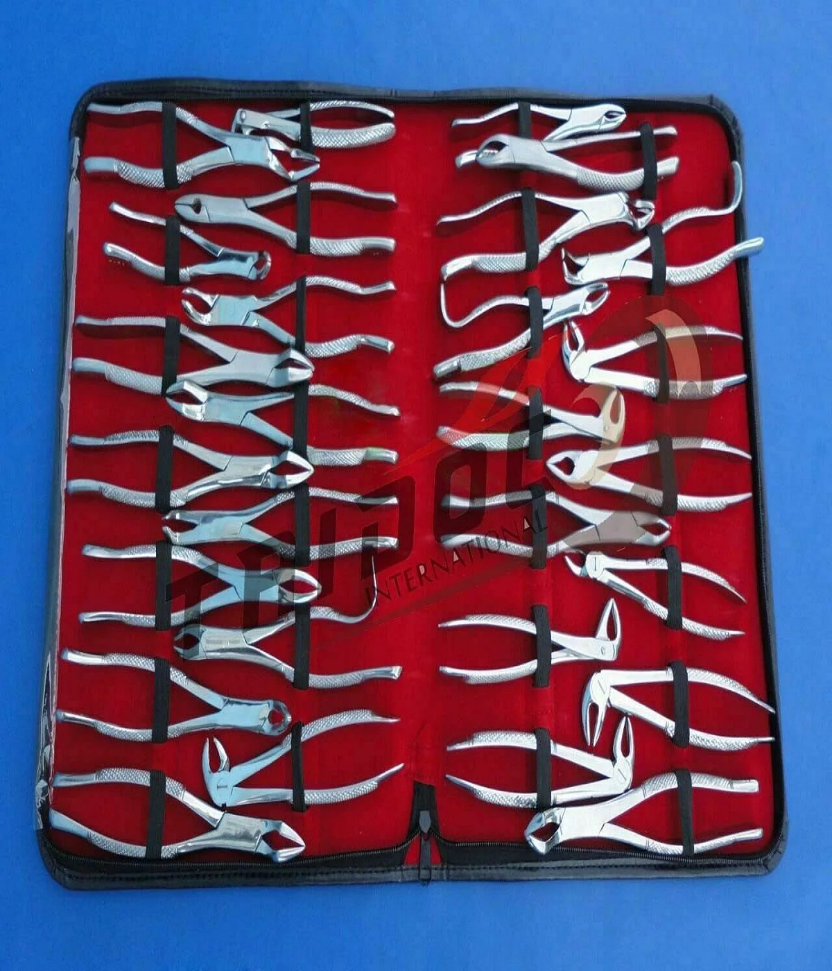 28 Piece Tooth Extracting Forceps Dental Surgical Kit
