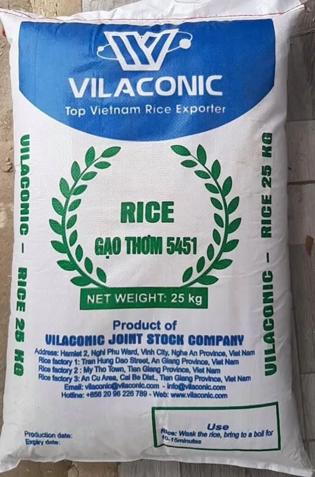 THAILAND HOM MALI RICE JASMINE RICE FROM VILACONIC'S FACTORY - ( WS ...