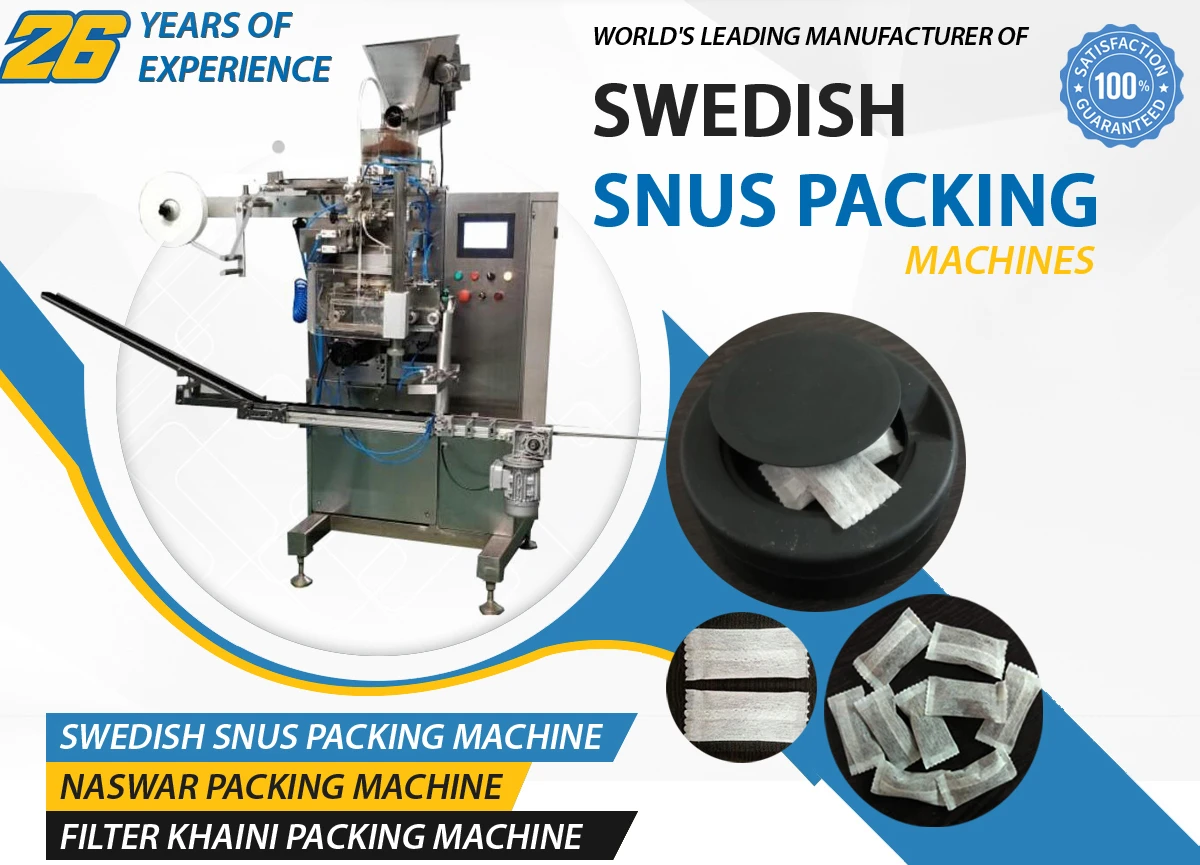 SUNPACK SOLUTIONS PRIVATE LIMITED - Snus Packaging Machine, Snuff ...