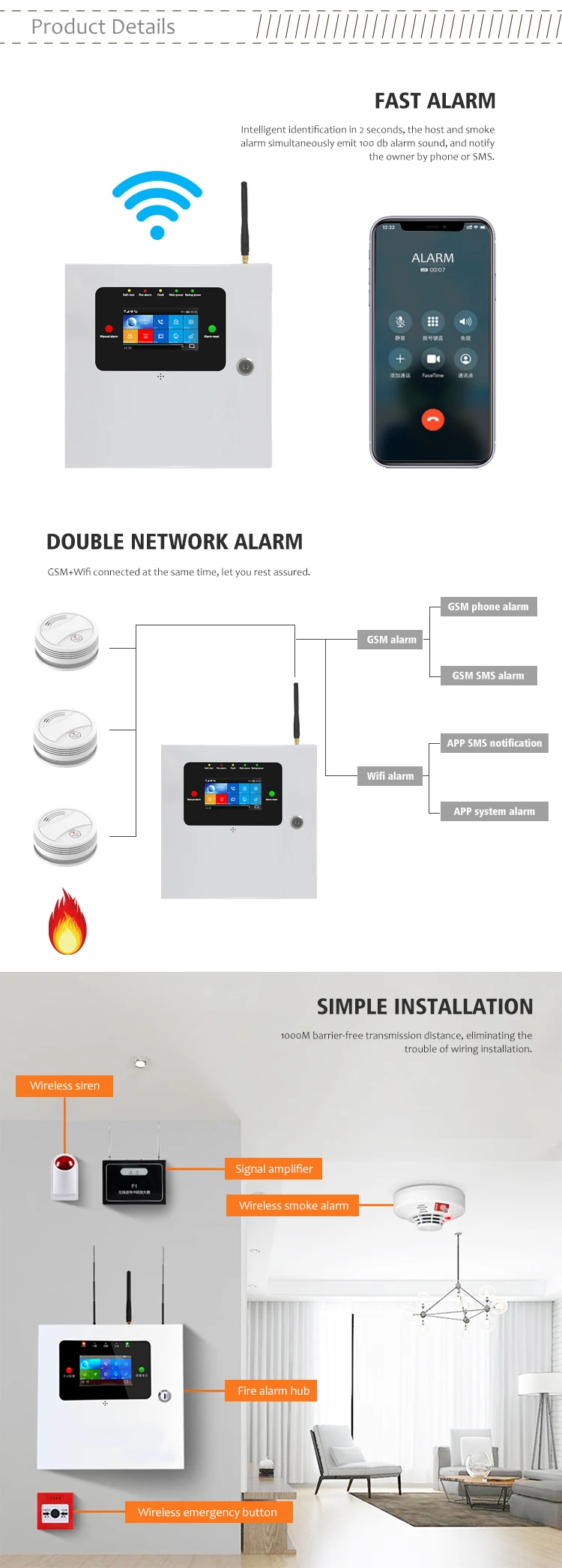 Fire Alarm Control Panel Siemens Wireless Fire Alarm System Control ...