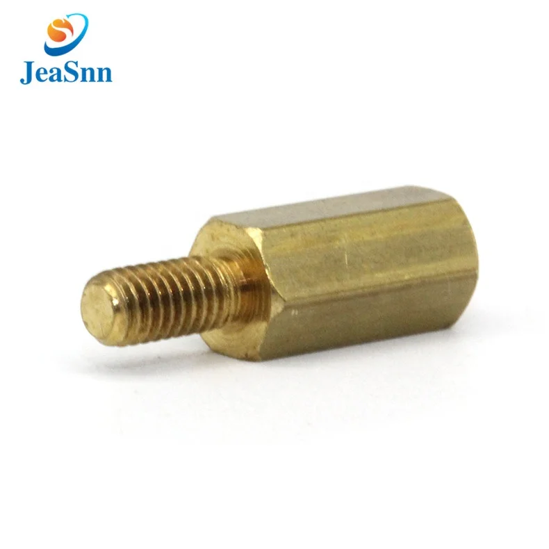 Jeasnn M8 Threaded Hex Round Brass Hex Standoffs for PCB